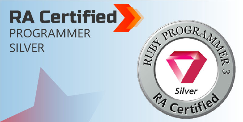 Ruby Association Certified Ruby Programmer Silver (Ruby s... | Viblo Learning